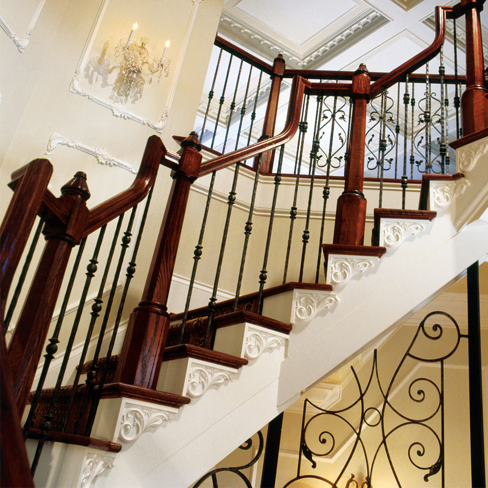 Decorative Stair Stringer Brackets | Shelly Lighting