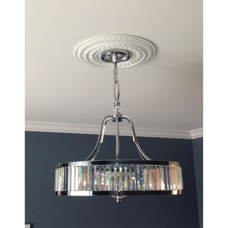 houston medallion - decorative houston ceiling medallion with running coin