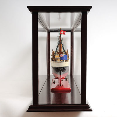 Titanic Ship Model in Display Case - Nautical Accessories