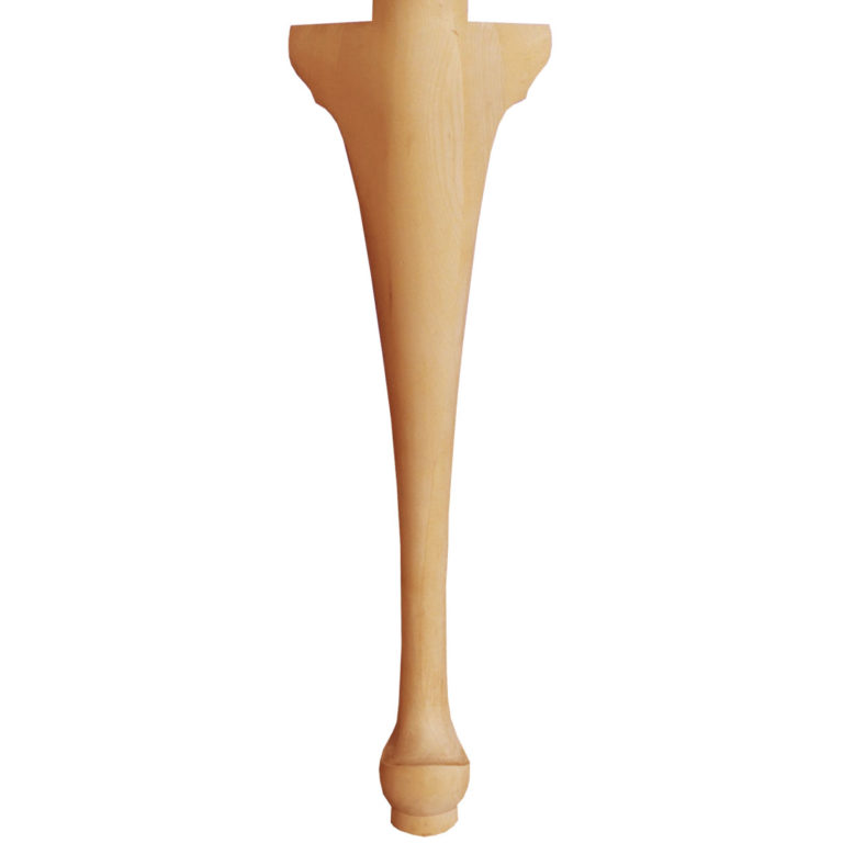 Marietta Queen Ann Legs - Carved Wood Legs - Inviting Home