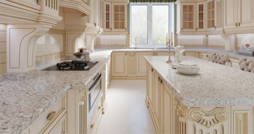 Create a Custom Kitchen With Wood Corbels - Inviting Home