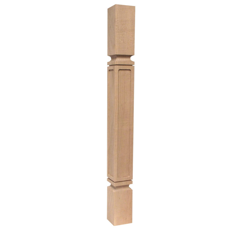 Counter Height Mission Kitchen Island Leg - Island Legs for Kitchen
