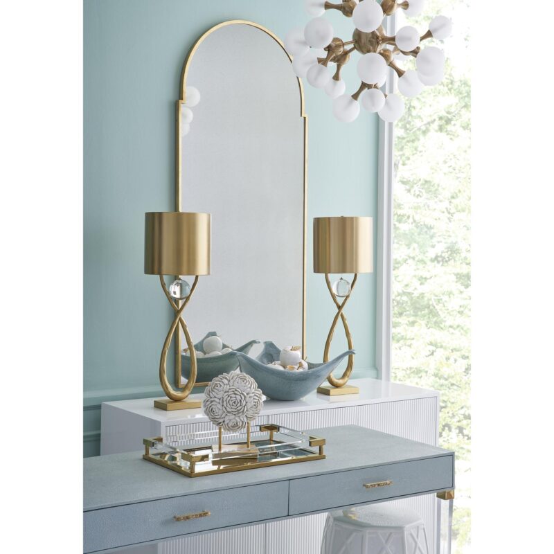 Crystal Cascade Table Lamp - Luxury Decor - Home Lighting