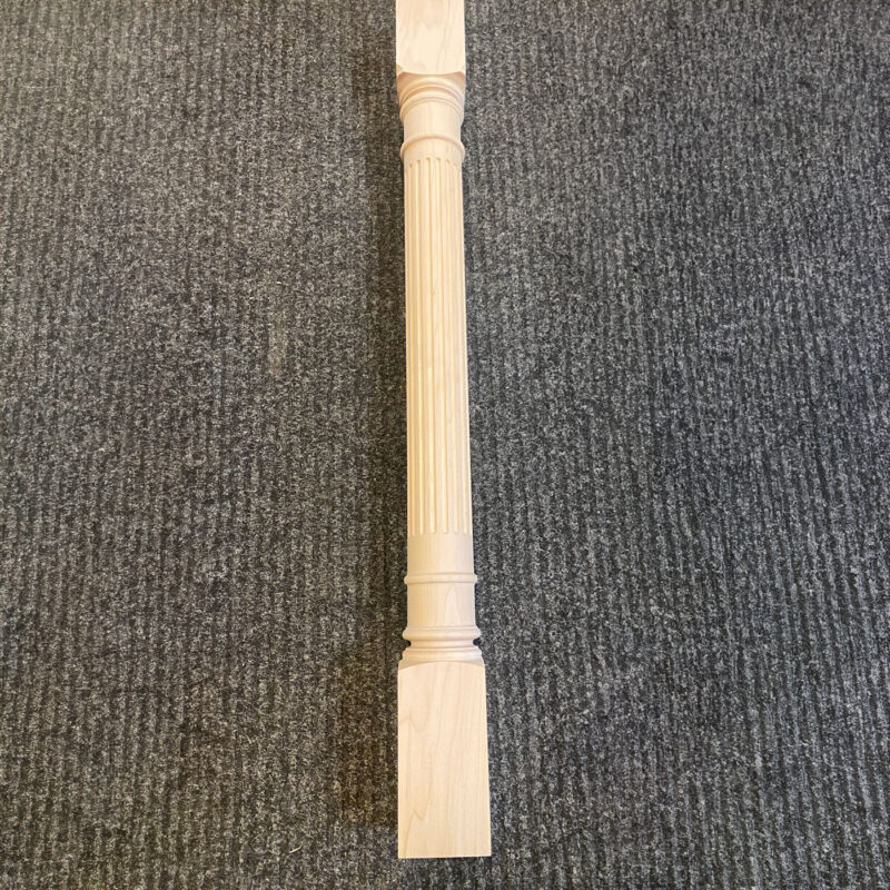 Fluted Roman Counter Height Leg - Non-Laminated - 42 Inches Tall ...